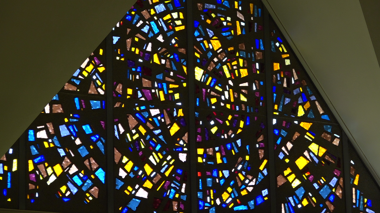 CathedralSJ #3 (colored Glass Gable Window) | Cathedral of St. Joseph