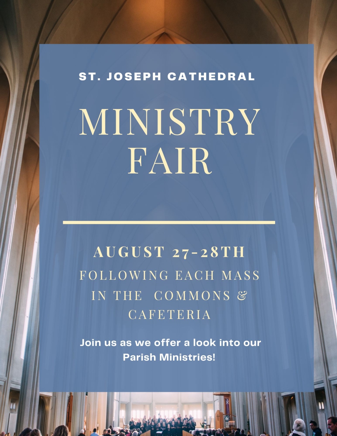 Ministry Fair Flyer | Cathedral of St. Joseph