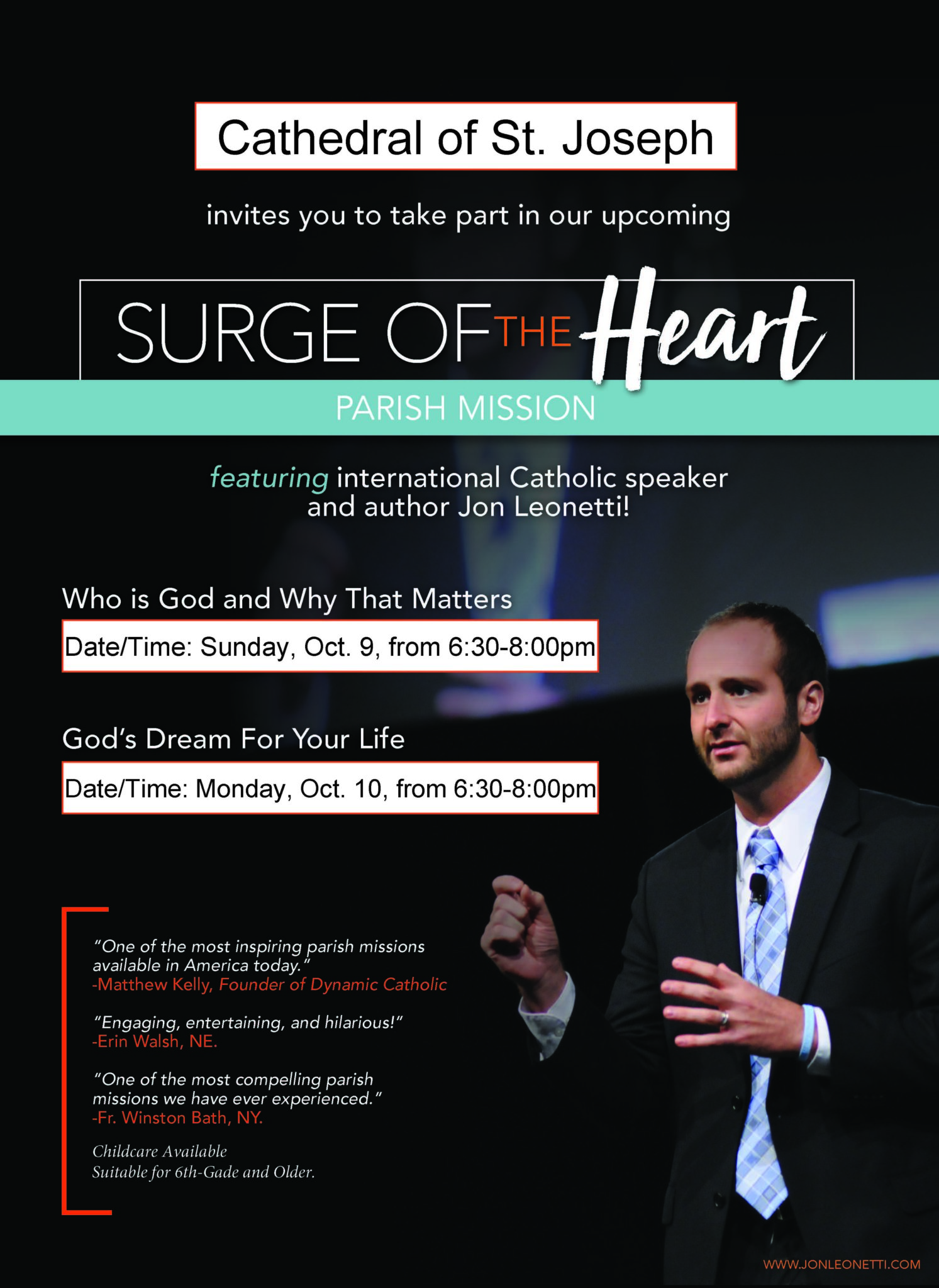 Parish Mission Flyer Updated | Cathedral of St. Joseph